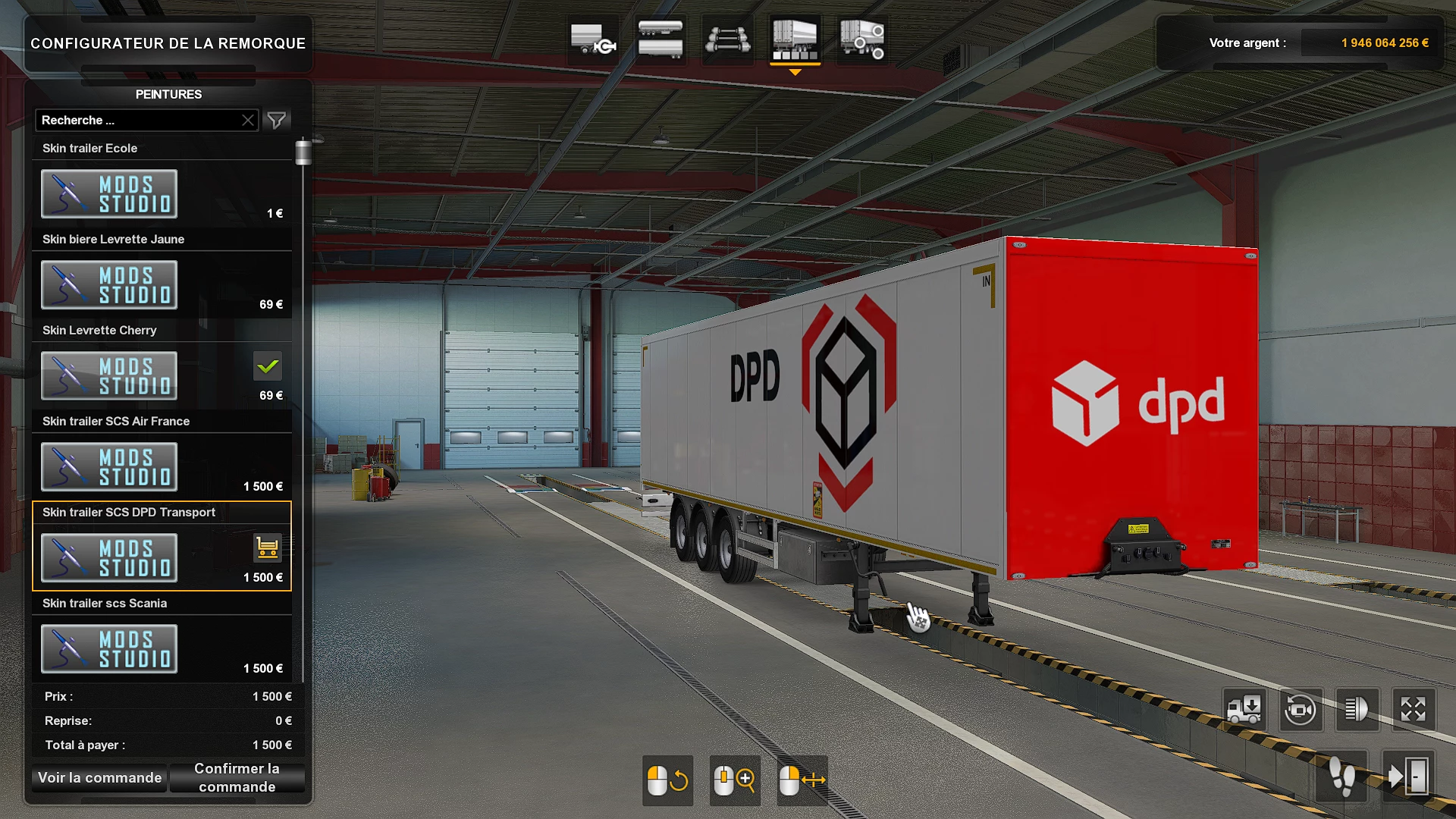 Skin trailer SCS DPD Transport 1 - ETS 2